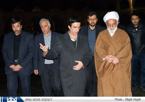 ایمنا بازدید آیت الله دری نجف آبادی از میدان امام علی ع