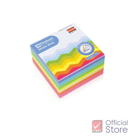 Elfen กระดาษโน๊ต กระดาษโน๊ตกาวในตัว สีพาสเทล 100 แผ่น 3x3 นิ้ว จำนวน 1