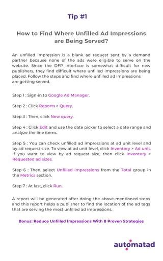 Google Ad Manager Google DFP Top Troubleshooting Tips PDF