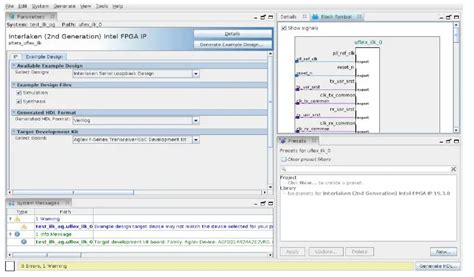 Intel Interlaken Nd Generation Agilex Fpga Ip Design Example User Guide