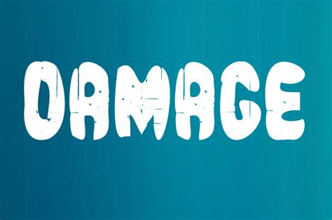 Damage Font Dafont Com