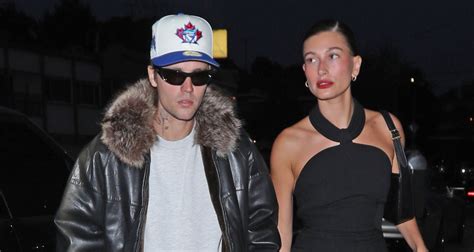 Justin Hailey Bieber Hold Hands On Date Night In Santa Monica