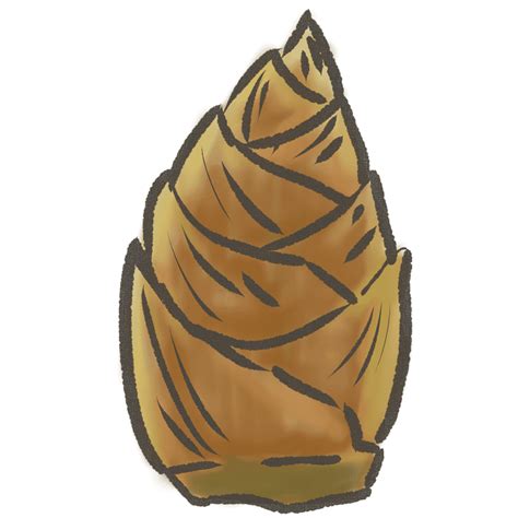 たけのこのイラスト無料素材 可愛い旬の野菜 チコデザ