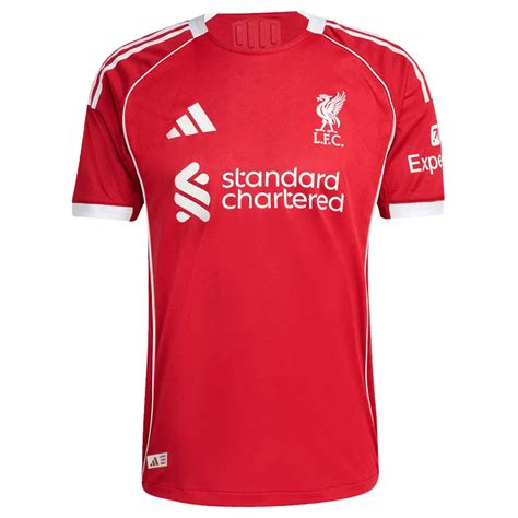Liverpool Fc Home Match Version Jersey 2025 26 Soccer777