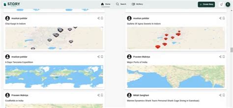 create map online on cloud with story embed map on website mapog