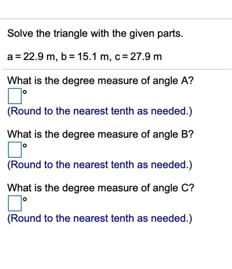 Solved Solve Each Triangle ABC That Exists B 3512 A Chegg Com