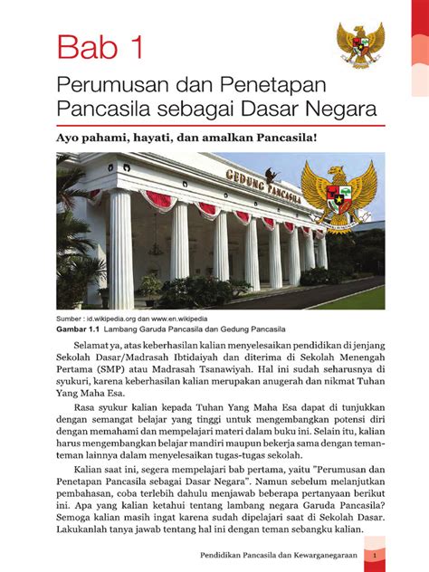 1 Perumusan Dan Penetapan Pancasila Sebagai Dasar Negara
