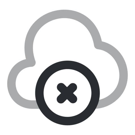 Nube Quitar Iconos Interfaz De Usuario Y Gestos