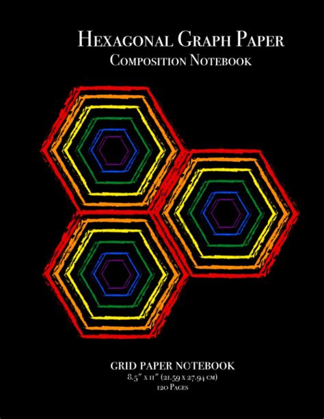 Hex Paper Small Hexagons Grid Paper Notebook For Building World And