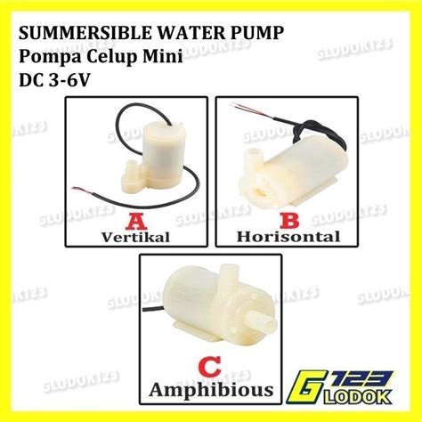 Jual Pompa Air Celup Mini Micro Summersible Water Pump Dc Arduino 3 6v