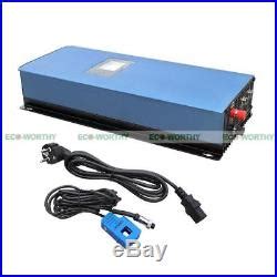 2000W Solar On Grid Tie Inverter With Power Limiter MPPT PV System DC