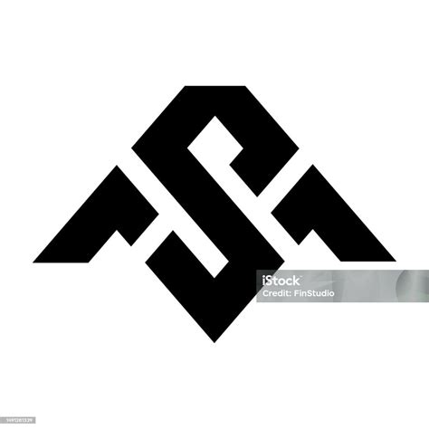 전문적인 혁신적인 이니셜 Sm 로고 및 Ms 로고 레터 Sm 또는 Ms 미니멀하고 우아한 모노그램 프리미엄 비즈니스 예술적 알파벳 기호 및 기호 알파벳 S에 대한 스톡 벡터