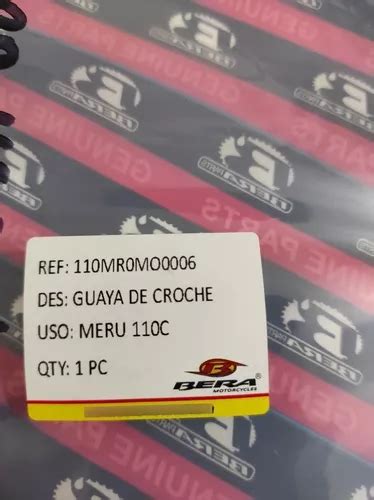 Guaya De Crochet Moto Bera Mer Original Mercadolibre