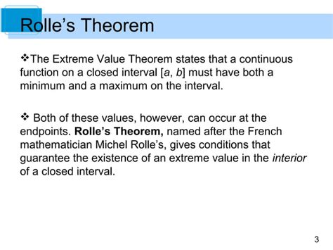 Roll S Theorem PPT