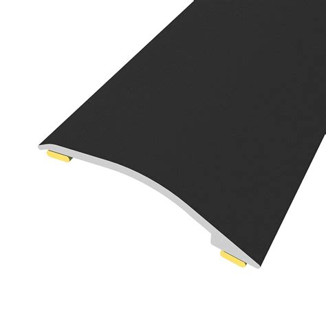 barre de seuil adhésive différence niveau aluminium coloris 20 noir
