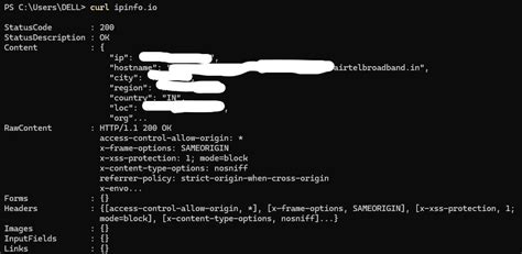 Did You Know You Can Check You Ip Info With Just One Command On Terminal Or Powershell In