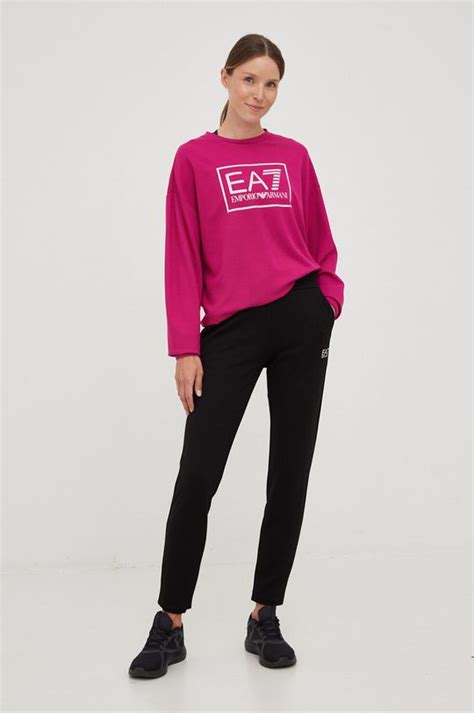 Спортивный костюм EA7 Emporio Armani женский цвет фиолетовый | ANSWEAR.ua