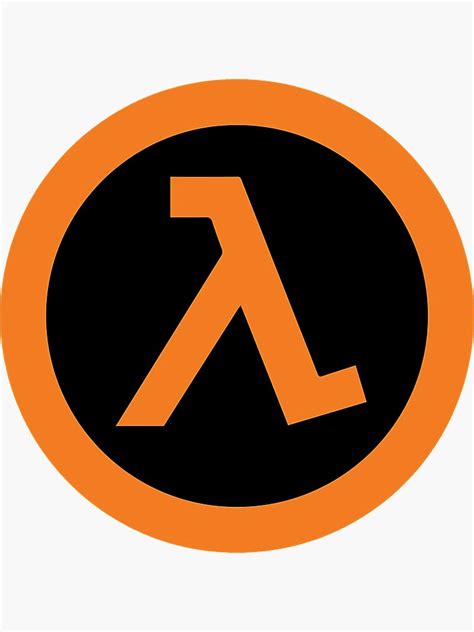 Half Life Lambda Sticker For Sale By Impositx Redbubble