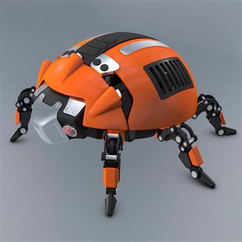 Beetle Ladybug Robot By Vladim00719 High Definition Model Of Beetle