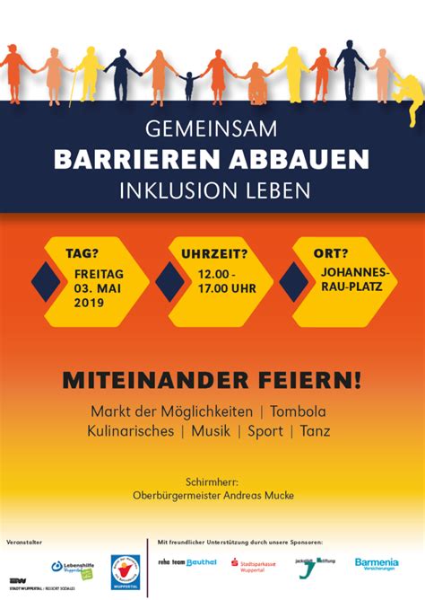 Gemeinsam Barrieren Abbauen 352019 1200 1700 Uhr Lebenshilfe