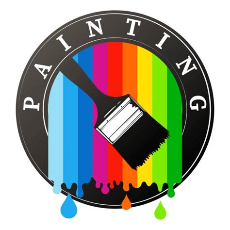 310 Painters Logos Silhouette Illustrations Royalty Free Vector