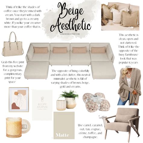 Beige Mom Aesthetic Sandee Booth