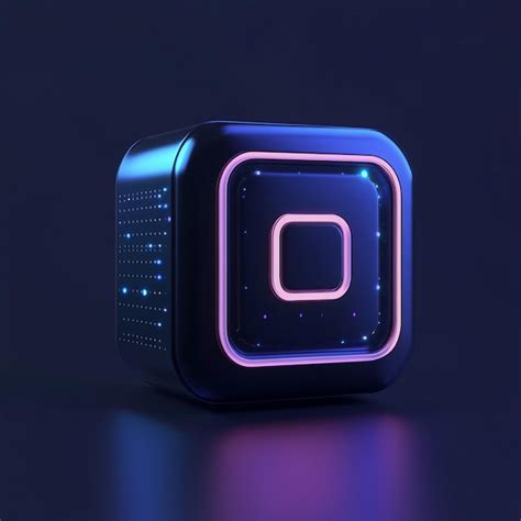 3d Digital Icon Technology And Modernization Logo Illustration