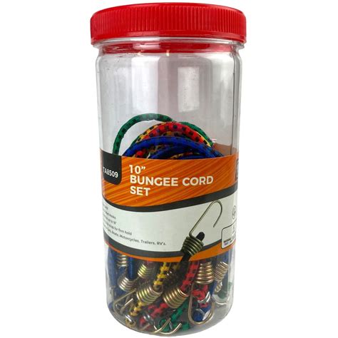 20 Piece Mini Bungee Cords 10 Inches Ta 08509 Toolusa