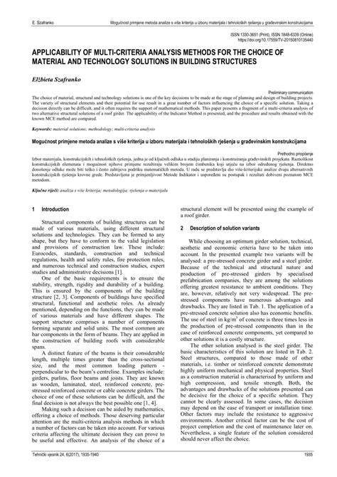 Pdf Applicability Of Multi Criteria Analysis Methods For The Choice