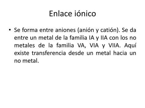 Ppt Enlaces Interatómicos Powerpoint Presentation Free Download Id