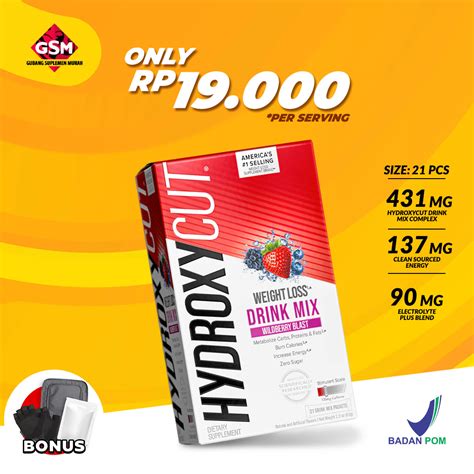 Muscletech Hydroxycut 21 Sachet Drink Lazada Indonesia