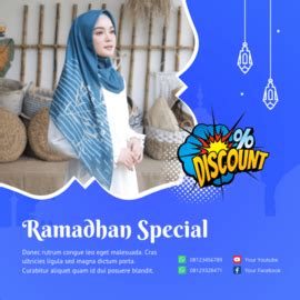 Desain Promosi Tema Ramadhan Png Wakafmulia Org