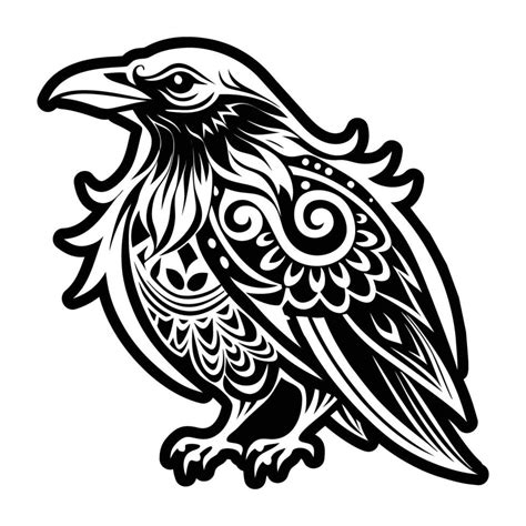 A Solid Style Icon Of Raven Symbol 52618228 Vector Art At Vecteezy