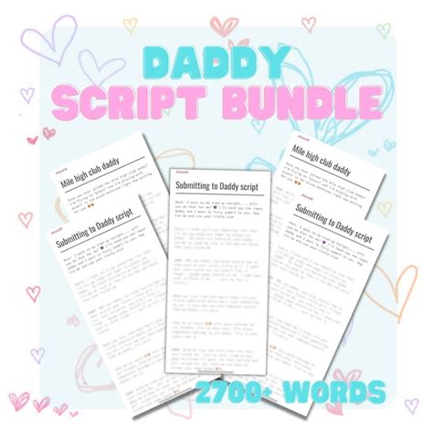 Onlyfans Scripts Sexting Script Bundle Daddy Sexting Script Bundle