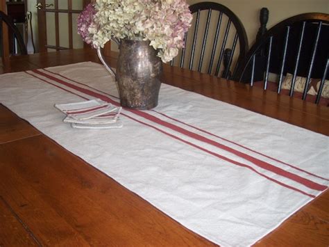 Pottery Barn Grain Sack Table Runner By Simplicity4u On Etsy