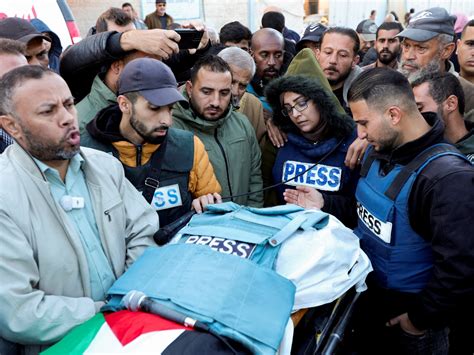 Media Freedom Watchdog Decries Israels Killing Of Journalists In Gaza