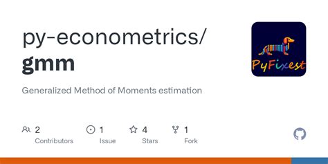 github py econometrics gmm generalized method of moments estimation