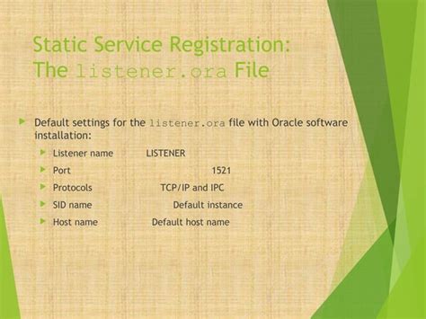 Basic Oracle Net Server Side Configuration Ppt Operating Systems