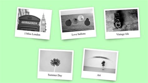 Polaroid Effect With Css