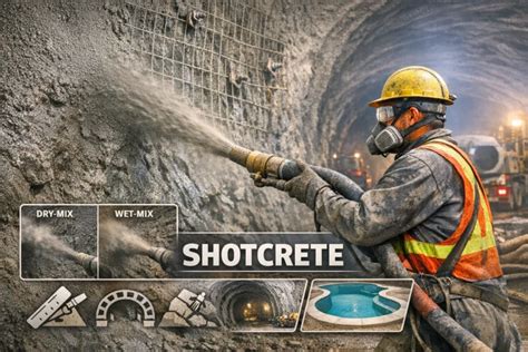 What Is Shotcrete Complete Guide To Process Equipment And Uses