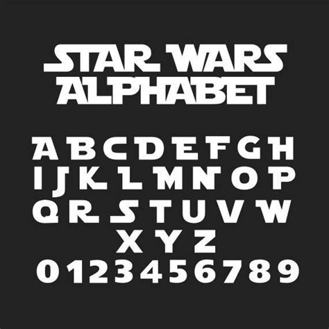 Star Wars Font Star Wars Schriftart Star Wars Geburtstag - dReferenz Blog