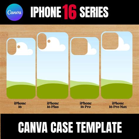 Iphone 16 Case Canva Template Editable Design Digital Download Etsy