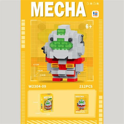 Jual Juno Mainan Nano Block Mecha Robot Series Mainan Balok Bricks Susun Diy Model Robot 3d