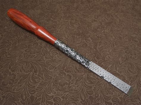 Chain Damascus Socket Chisel I Forged
