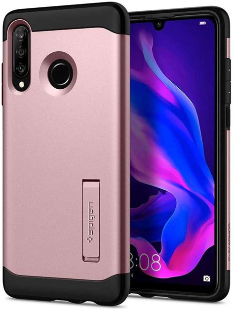 Spigen Slim Armor Hoesje Huawei P Lite Rose Gold GSMpunt Nl