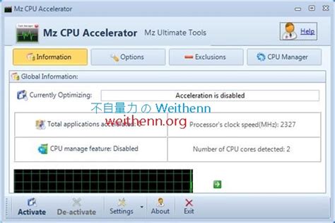 電腦主機效能不彰？ Cpu 自動優化好幫手 Mz Cpu Accelerator ~ 不自量力 の Weithenn