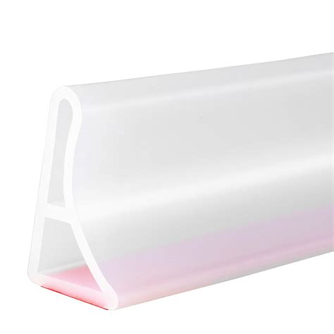 Duzzy 67 Inch Collapsible Shower Threshold Water Dam Shower Dam Strip