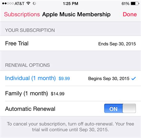How To Disable Auto Renewal In Apple Music To Avoid Charges After Your Free Trial