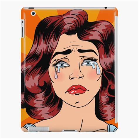 Woman Crying Exhausted Woman Woman In Depression Pop Art Banner