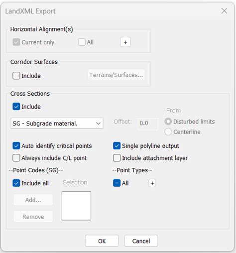 Exporting Location Surface To Landxml Softree Technical Systems Support